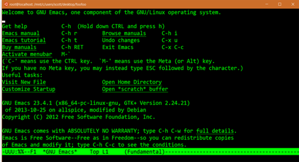 Shell Ubuntu su Windows 10 - Falco96